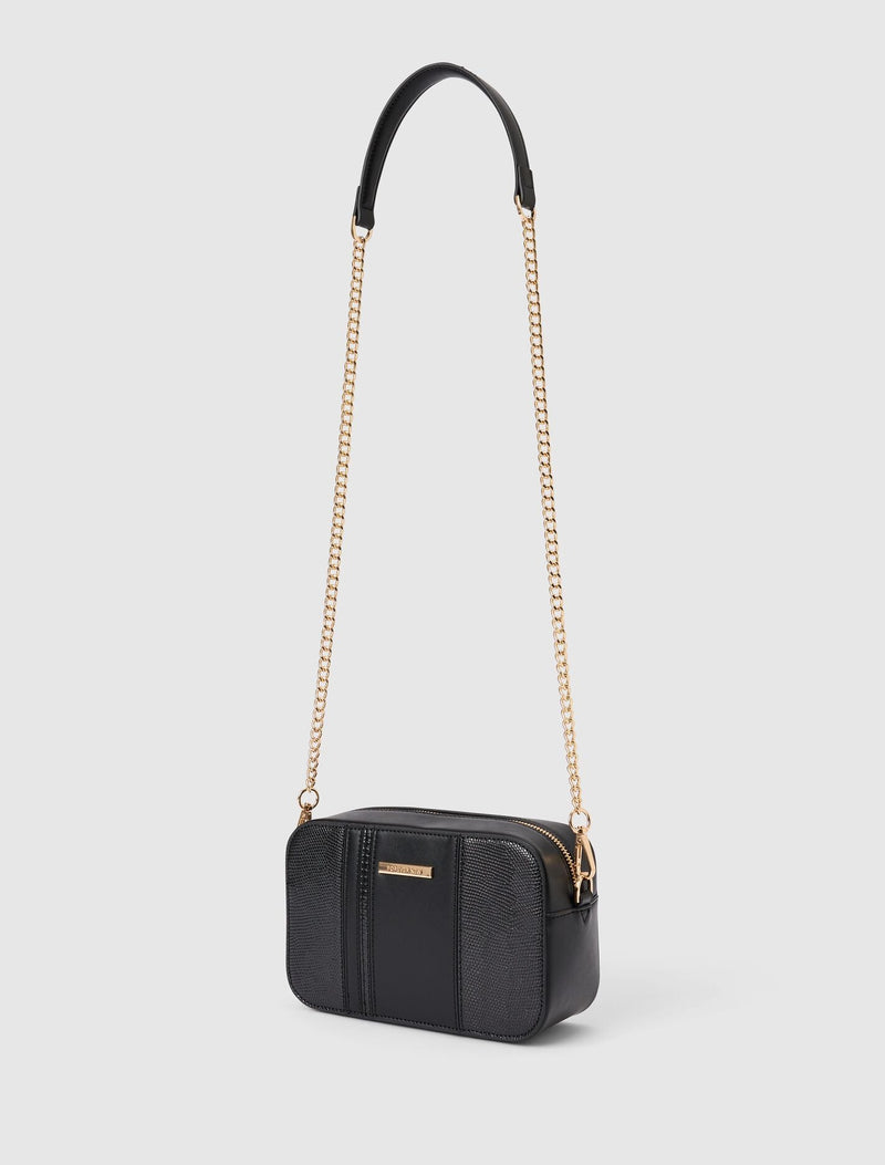 Mimi Camera Multi Strap Bag Black | Forever New