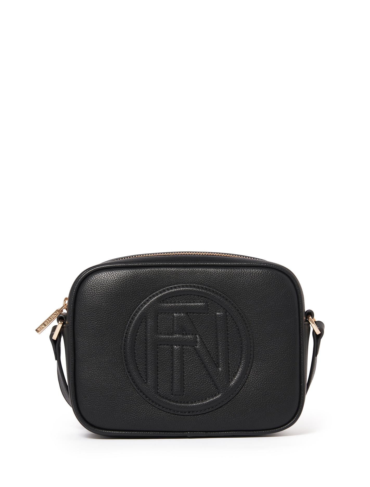 Lexie Logo Camera Bag - Signature Black | Forever New